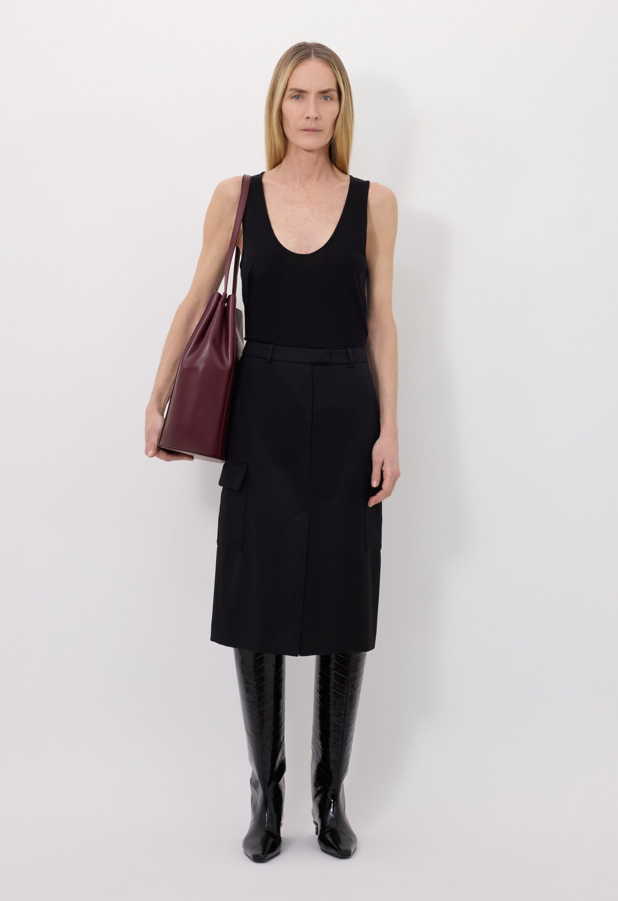 JASPER Cargo pockets skirt